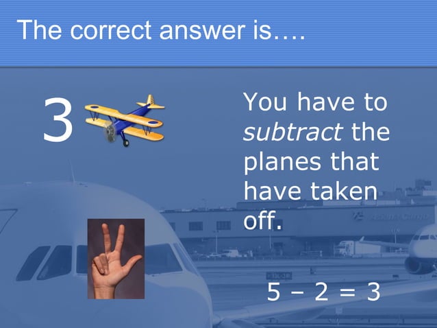 Airport Math | PPT | Air Travel | Travel Type