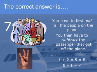 Airport Math | PPT