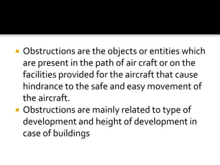 Airport obstructions | PPTX