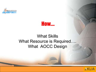 Airport operation control centre (aocc) | PPTX