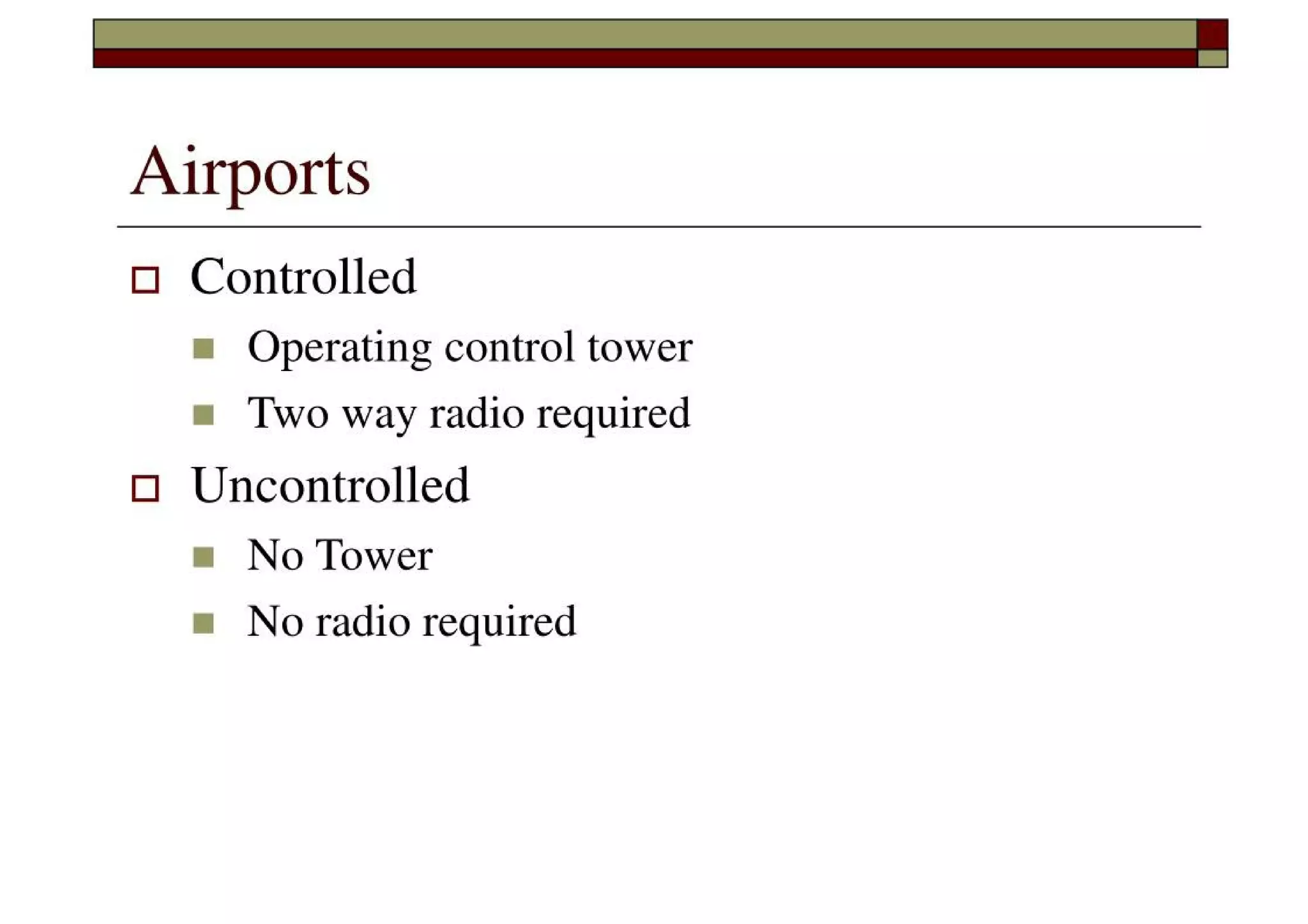 Airport Operations And Markings | PDF