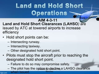 Airport Operations & Traffic Pattern Operations | PPT
