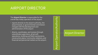 Airport organization chart | PPTX