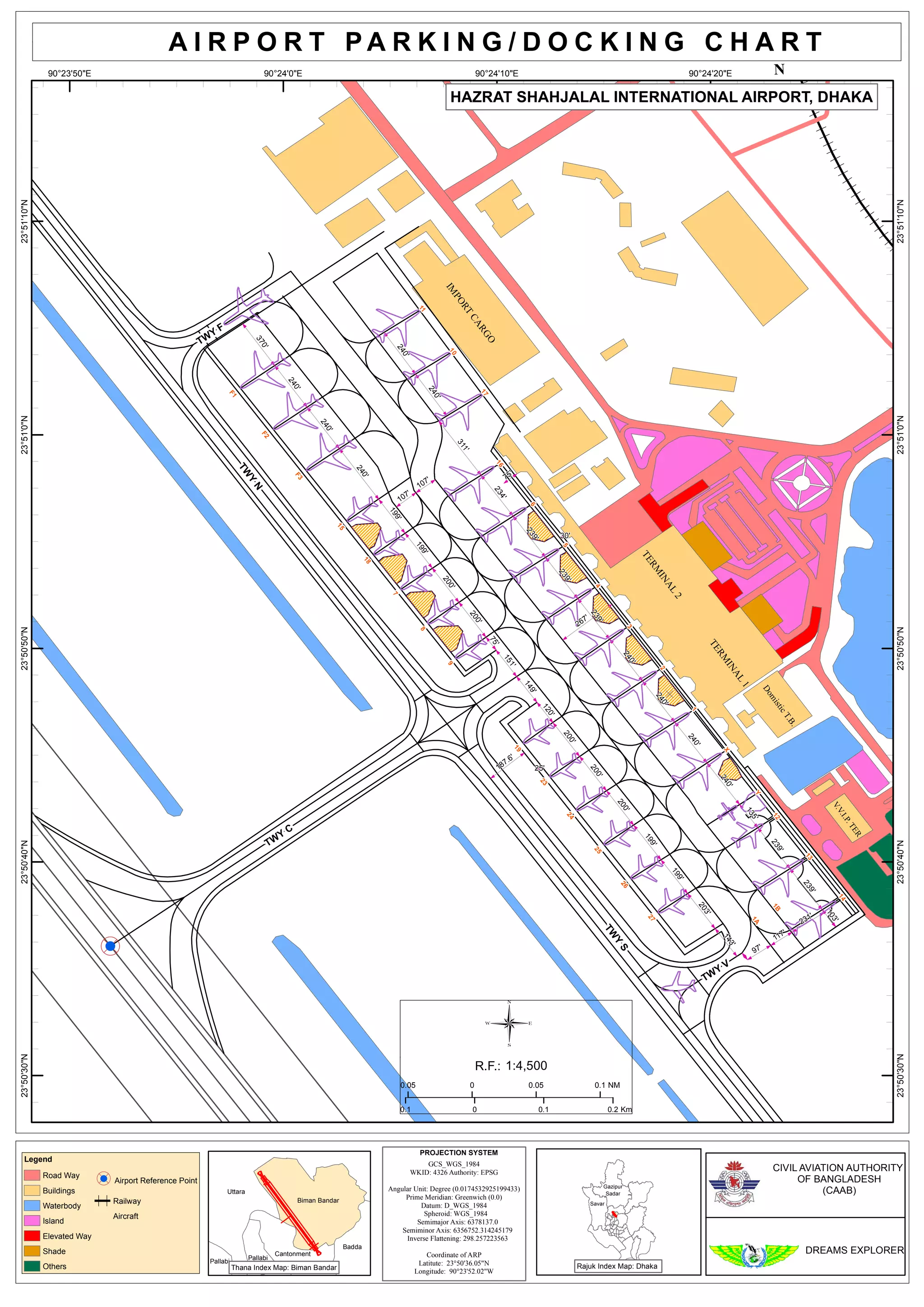 Airport parking docking chart | PDF