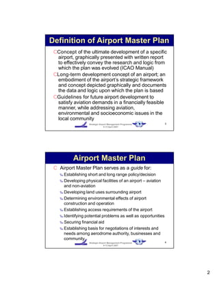 Airport planning | PPTX