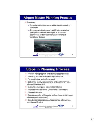 Airport planning | PDF