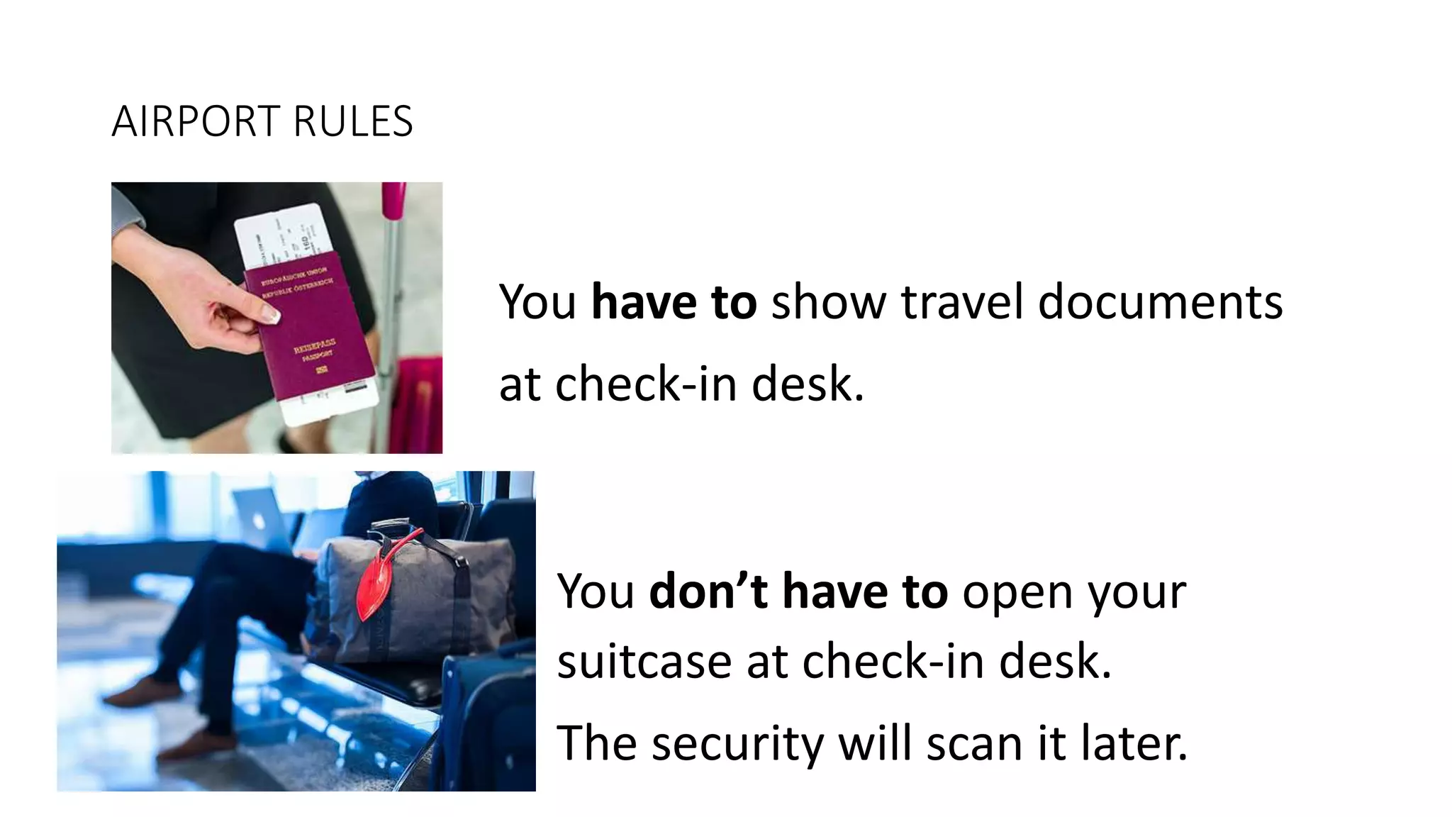 Airport rules | PPTX