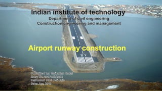 Airport Runway Construction | PDF