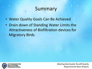 Water Quality BMPs Near Airports | PDF | Home & Garden