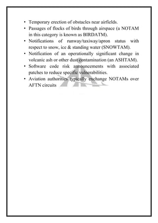 Airports authority of india (aai) training report | DOCX