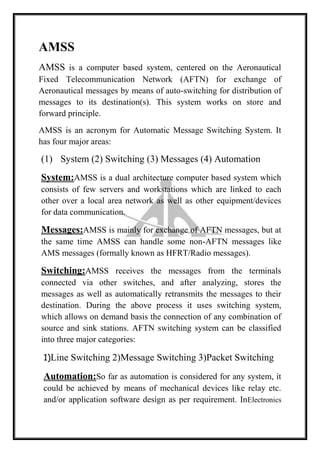 Airports authority of india (aai) training report | DOCX