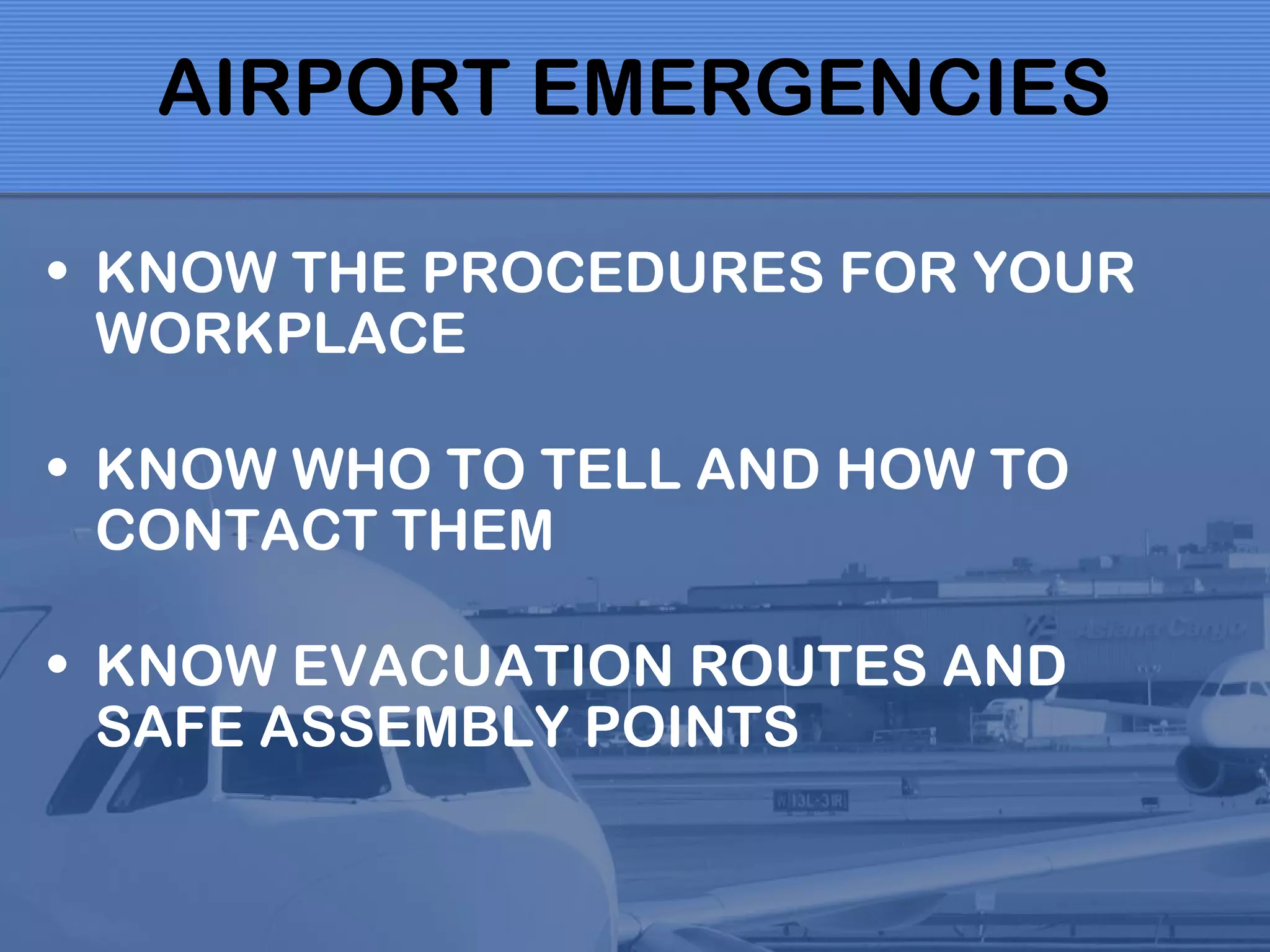 Airport security awareness program | PPT