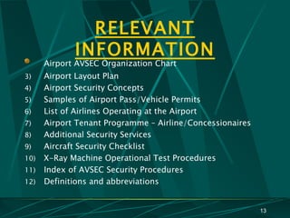 AirportSecurityPlan | PPT