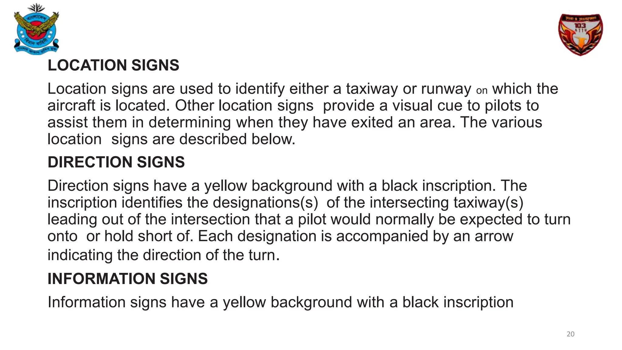 AIRPORT SIGNS, RUNWAY AND TAXIWAY MARKINGS.pptx