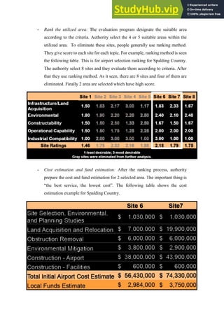 Airport Site Selection | PDF