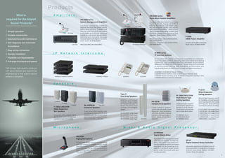 Audio Solutions for Airport Environments TOA | PPT