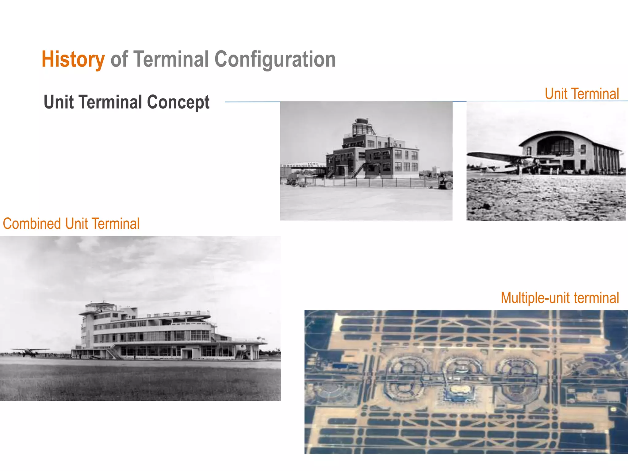 Airport terminal design (lecture note) | PPTX