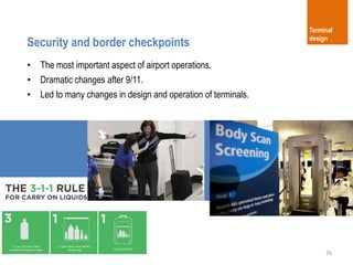Airport terminal design (lecture note) | PPTX