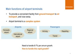 Airport terminal design (lecture note) | PPTX