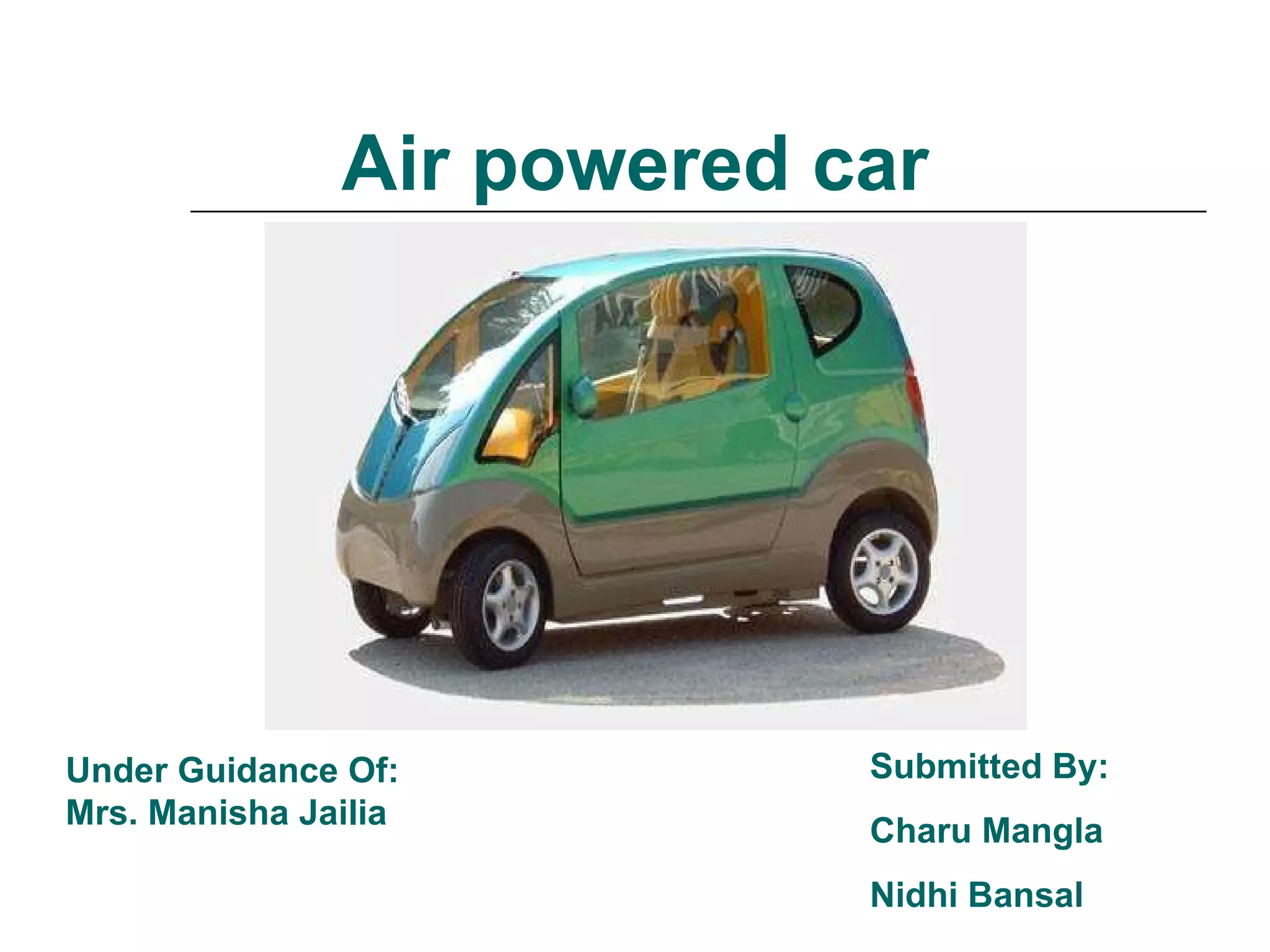 Air powered car | PPT