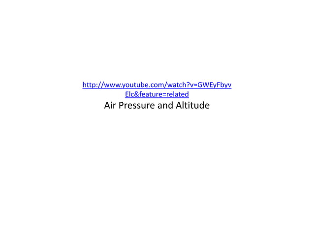 Air pressure and weather | PPTX | Weather | Science
