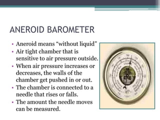 Air Pressure and Weather | PPT