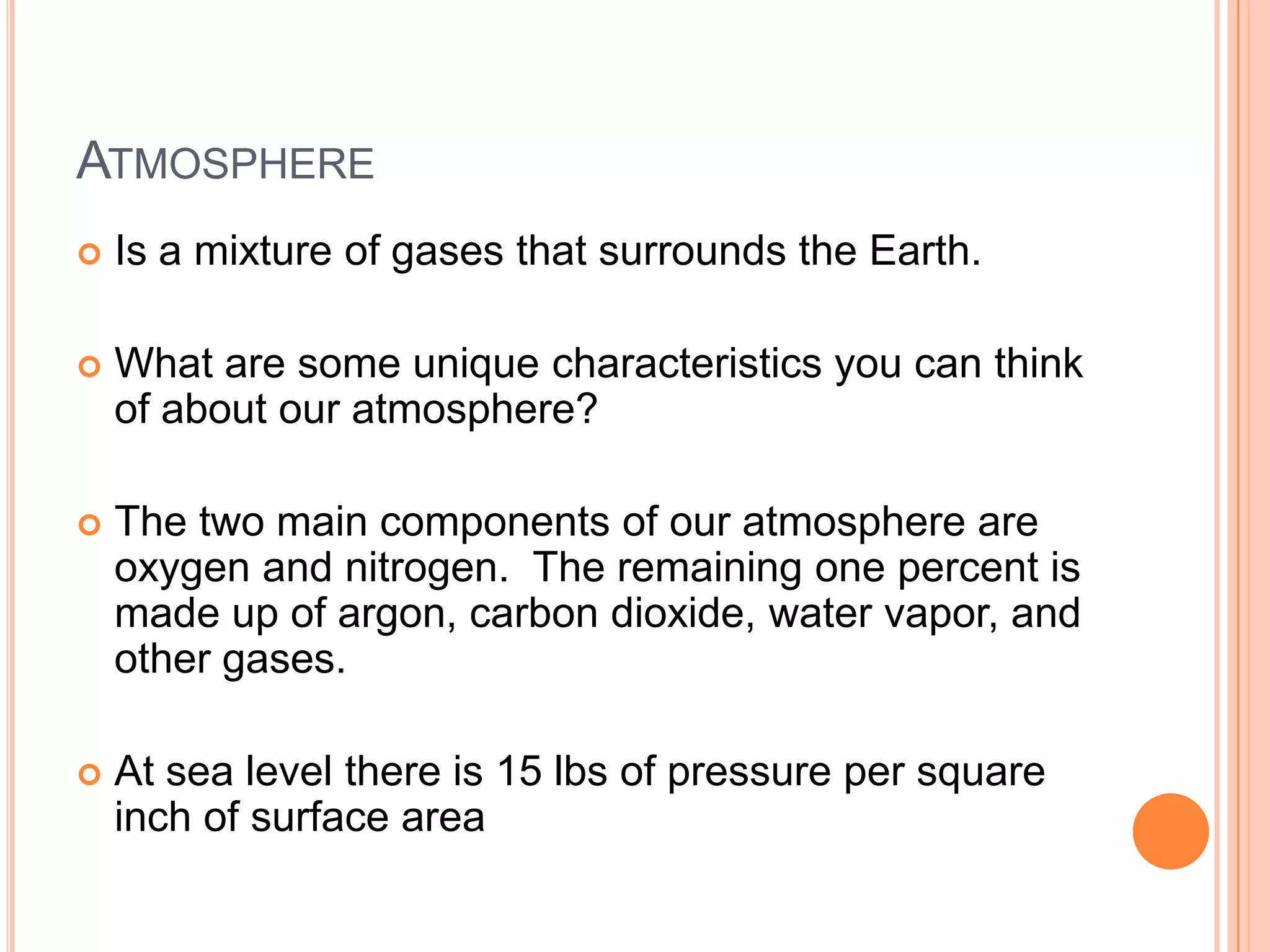 Air pressure notes | PPTX