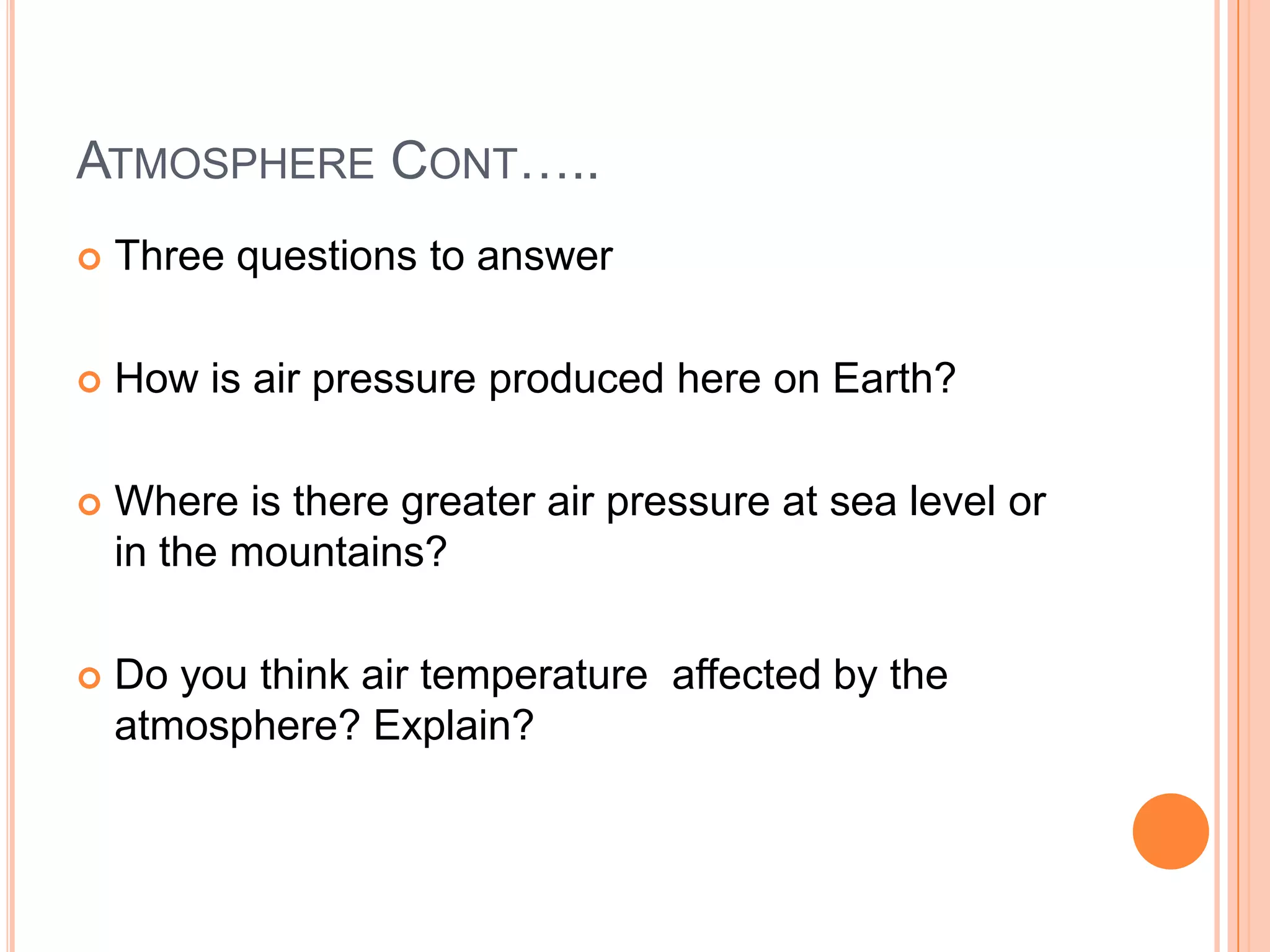 Air pressure notes | PPTX