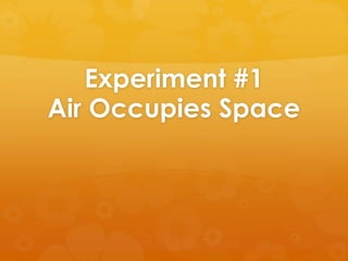 Airpressure presentation4 | PPTX | Chemistry | Science