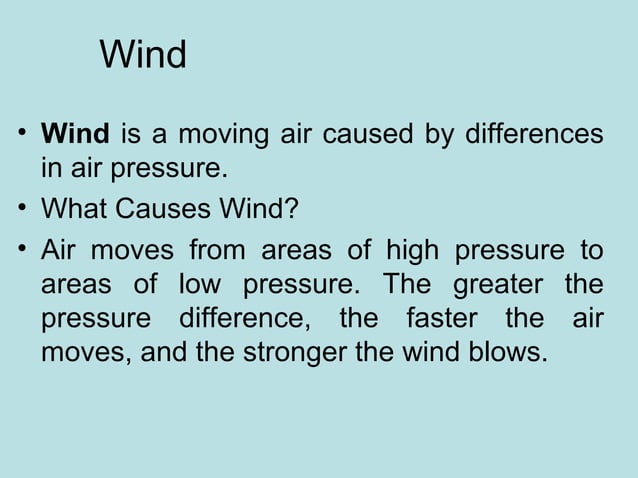 Air pressure wind | PPT