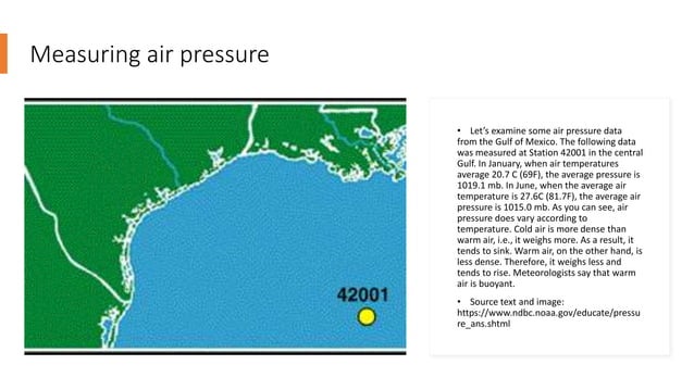 Air pressure, wind and weather 6.3 | PPT
