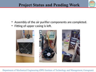 Air purifier project for final draft for | PPTX