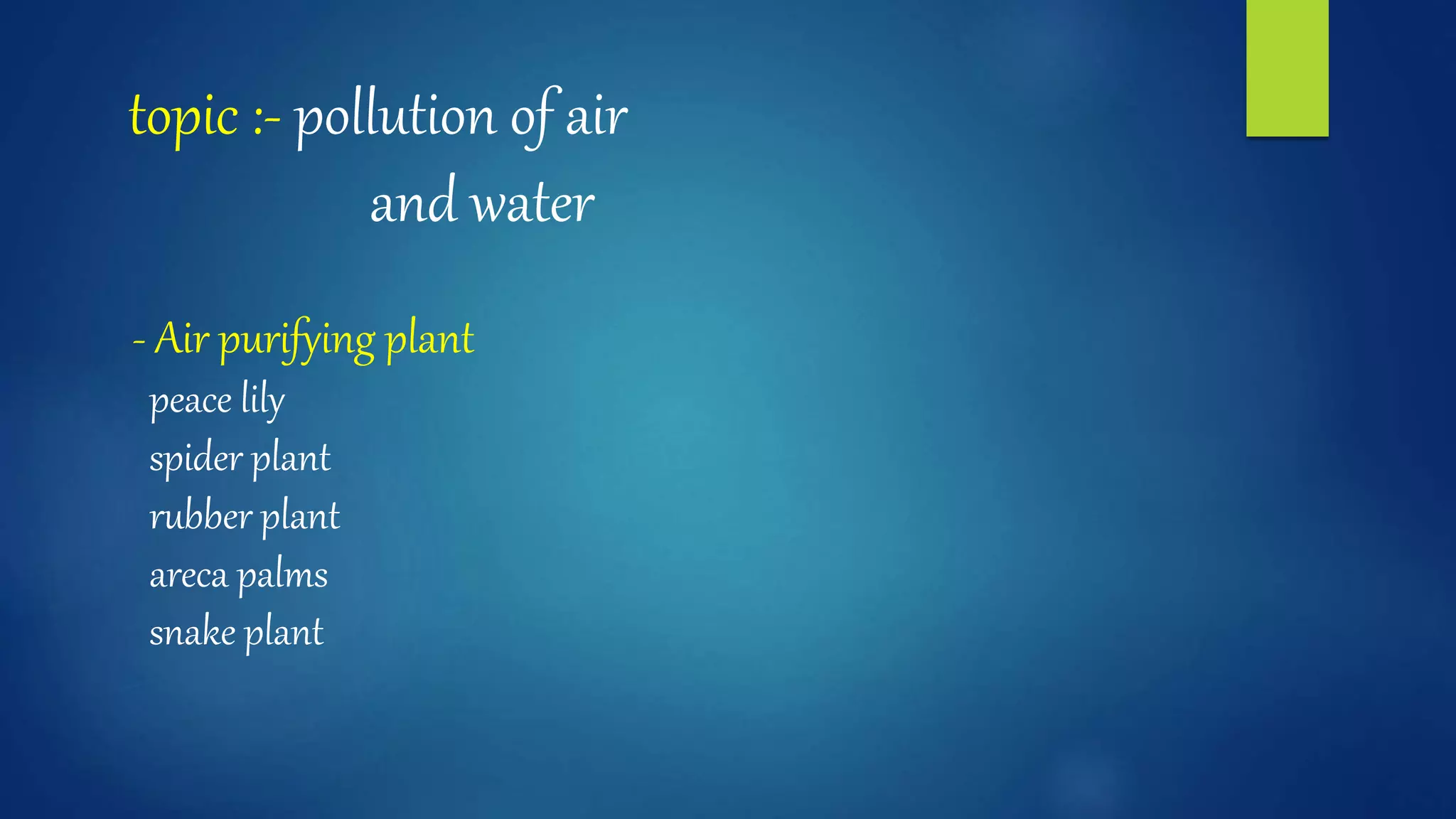 air purifying plants kanak garg 8c.pptx