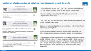 Traffic pollution during lockdown | PPT