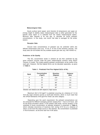 Air quality dispersion modeling | PDF