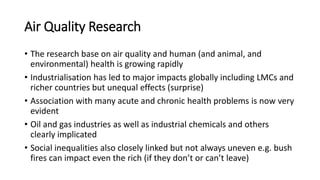 Air Quality, Health and Illness A Spatial Science Perspective.pptx