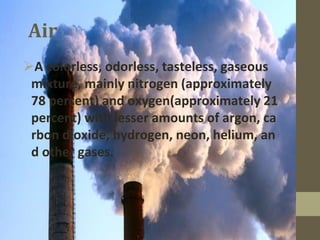 Air quality indoor and outdoor | PPTX