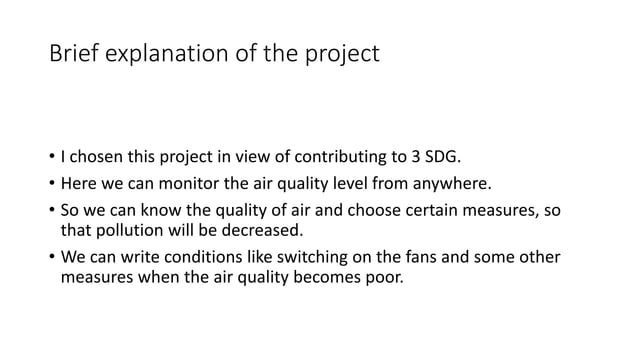 Air quality monitoring project | PPT