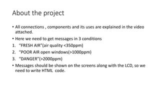 Air quality monitoring project | PPT