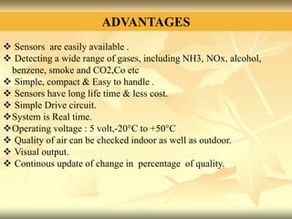 Air quality monitoring system | PPTX