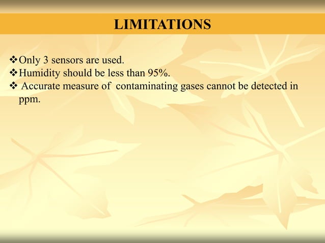 Air quality monitoring system | PPTX | Indoor Environmental Quality ...