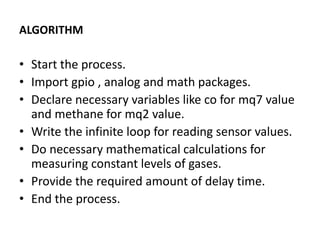 Air quality monitoring system | PPTX