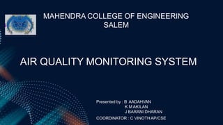 AIR QUALITY MONITORING SYSTEM of automotive.pptx