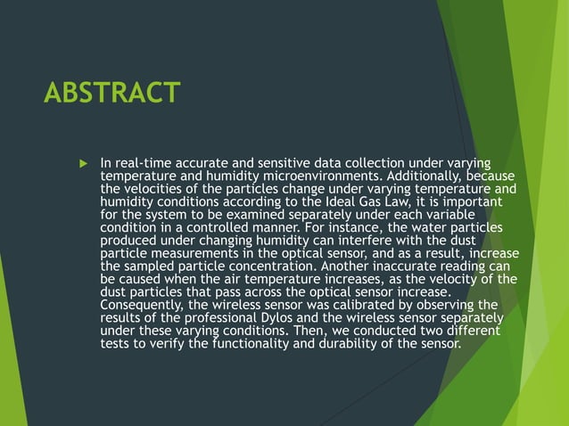 Air Quality Monitoring System Using Wireless Sensor Networks.ppt