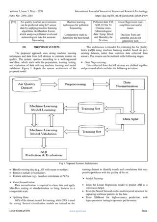Air Quality Prediction In Urban Environment Using IoT Sensor Data | PDF