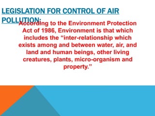 Air quality sampling and monitoring | PPTX