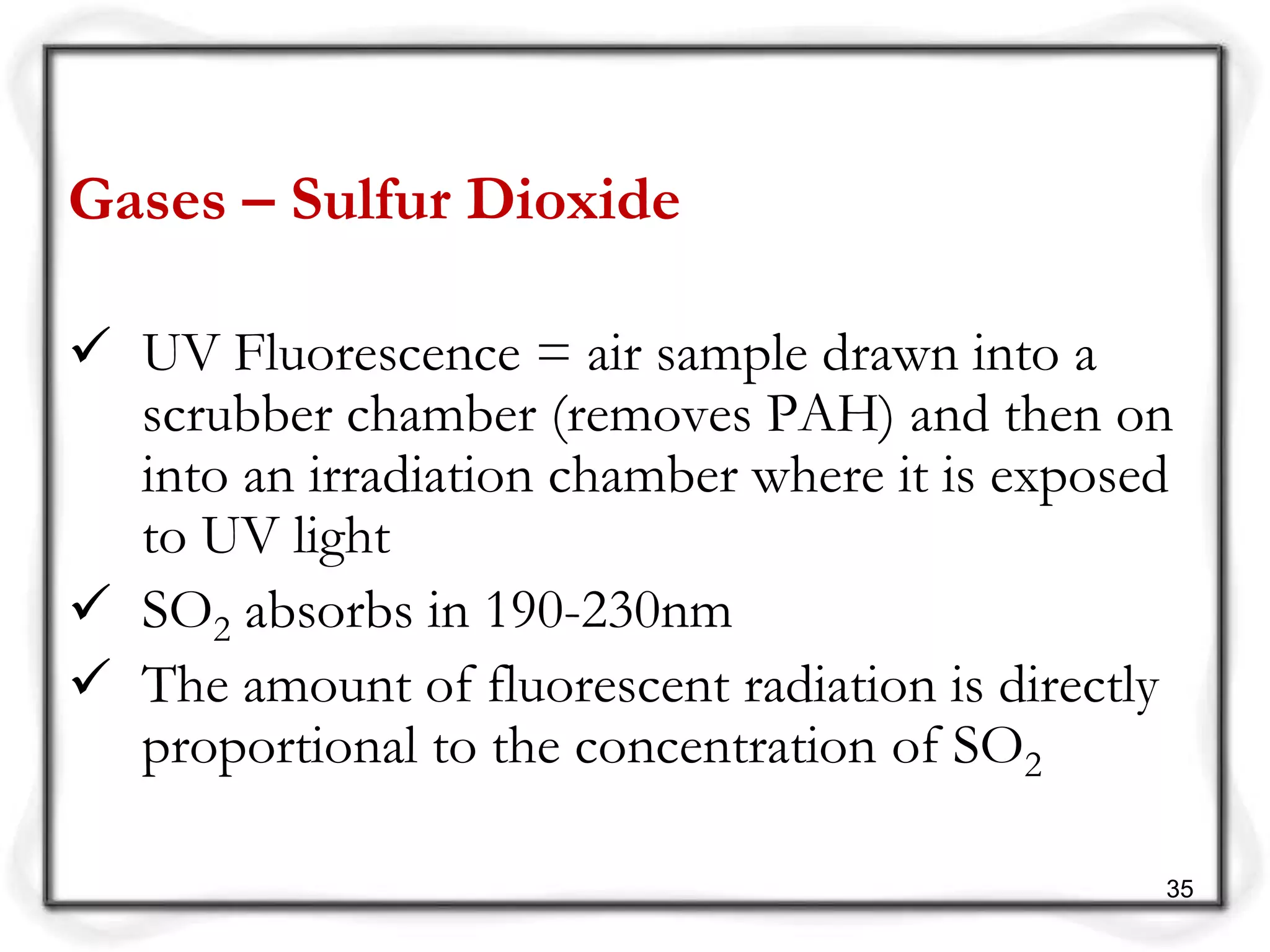 Air quality sampling and monitoring m5 | PPTX