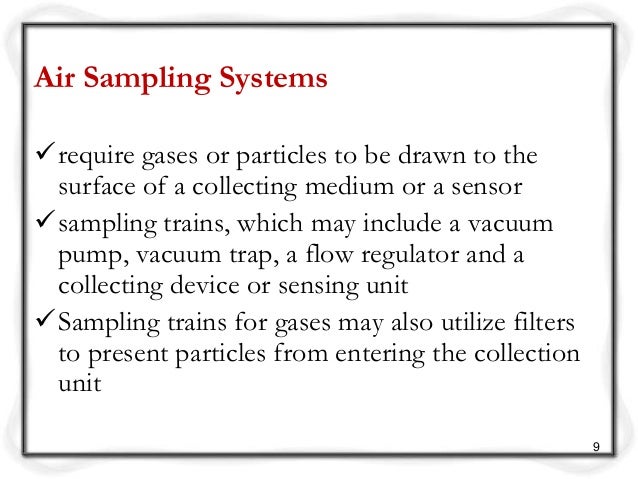 Air quality sampling and monitoring m5