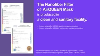 Air Queen NanoFiber Filter Mask | PPT