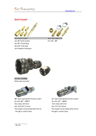 Air quick coupler | PDF